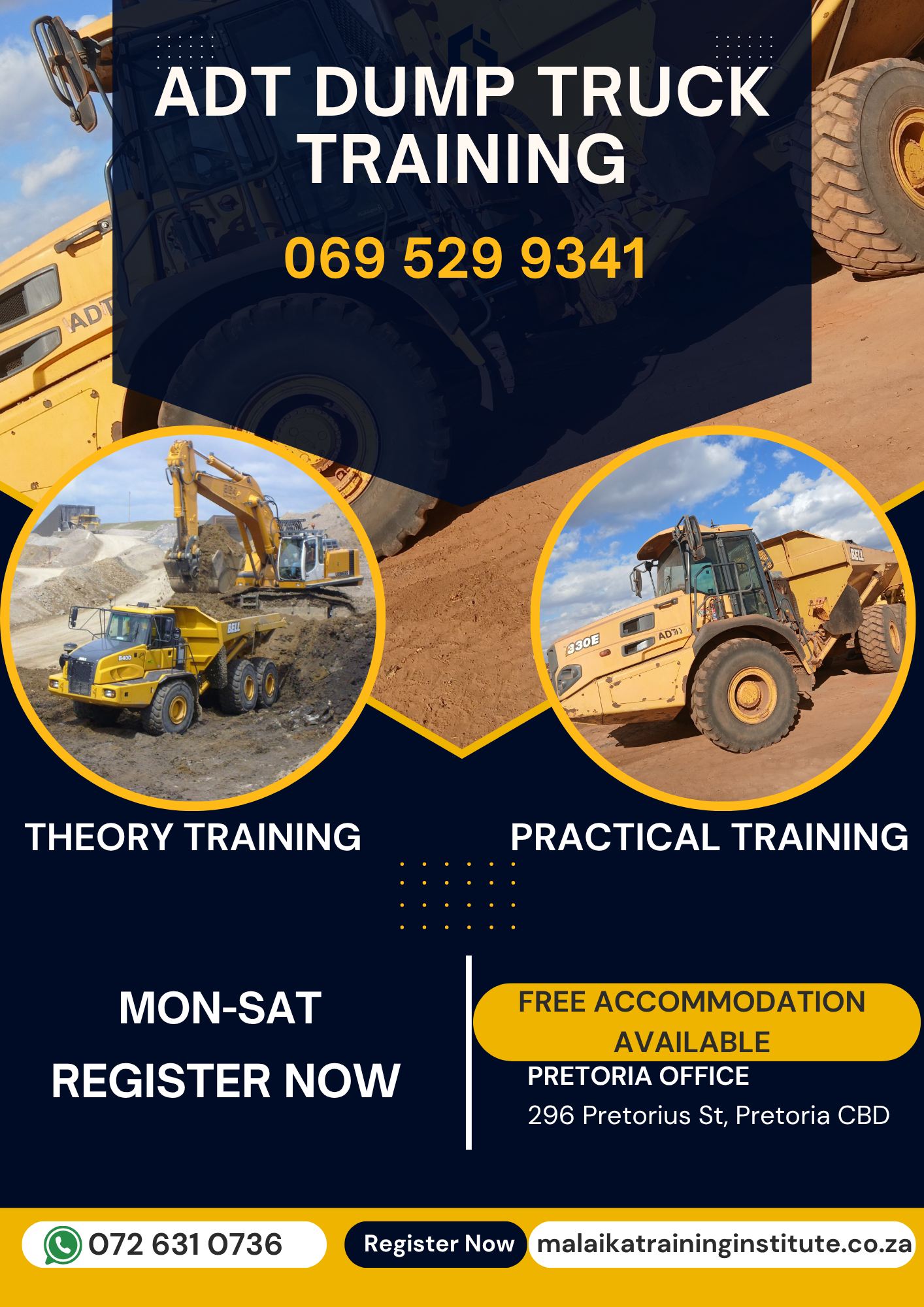The Best ADT Dump Truck Training In South Africa | 069 529 9341